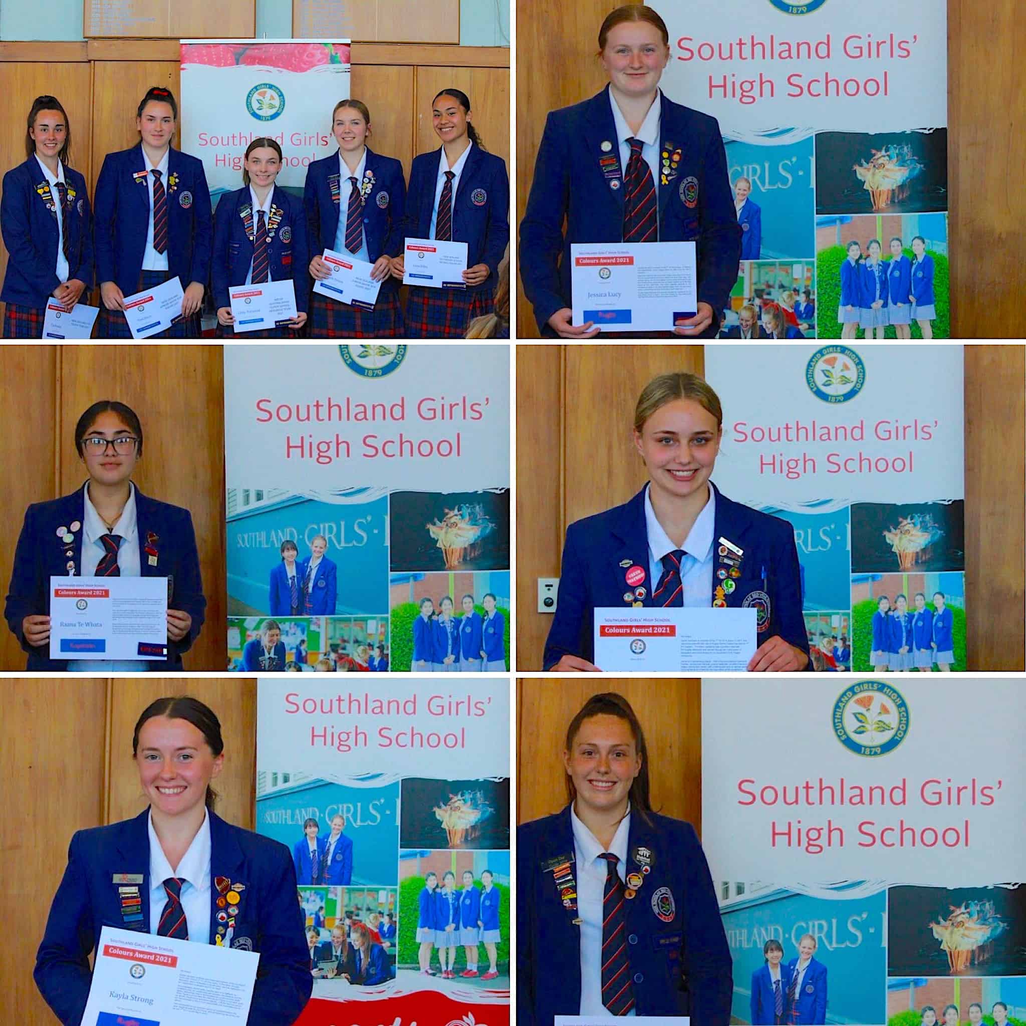Colours Awards 2021 - Southland Girls' High School