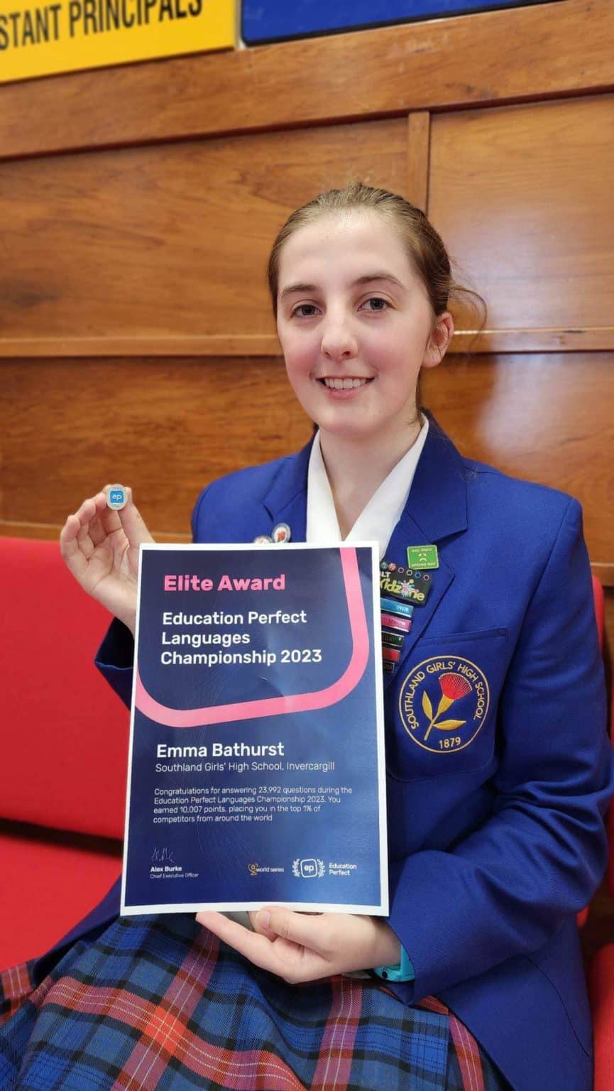 Education Perfect World Championships - Southland Girls' High School