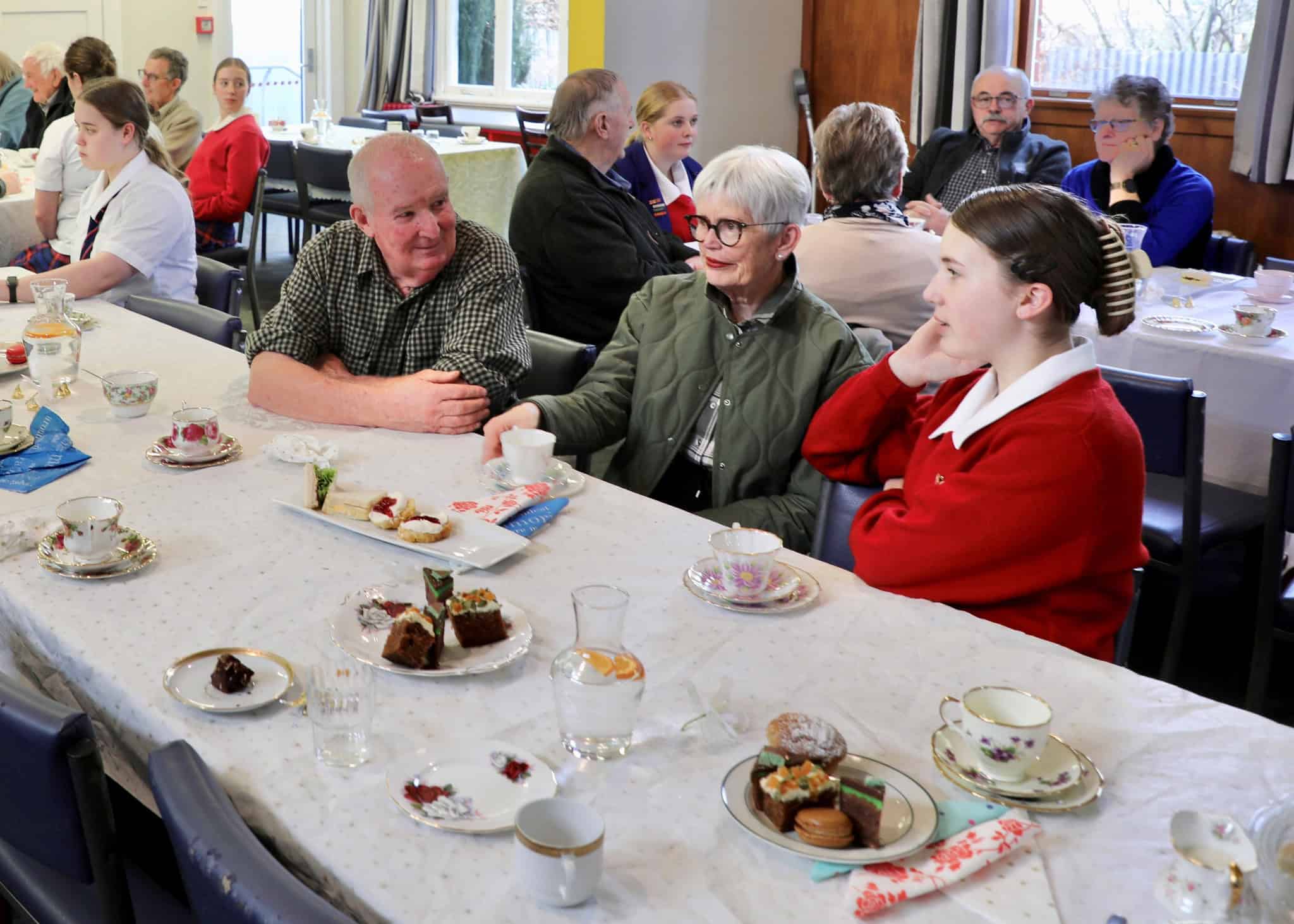 Enwood Hostel Grandparents Afternoon Tea - Southland Girls' High School