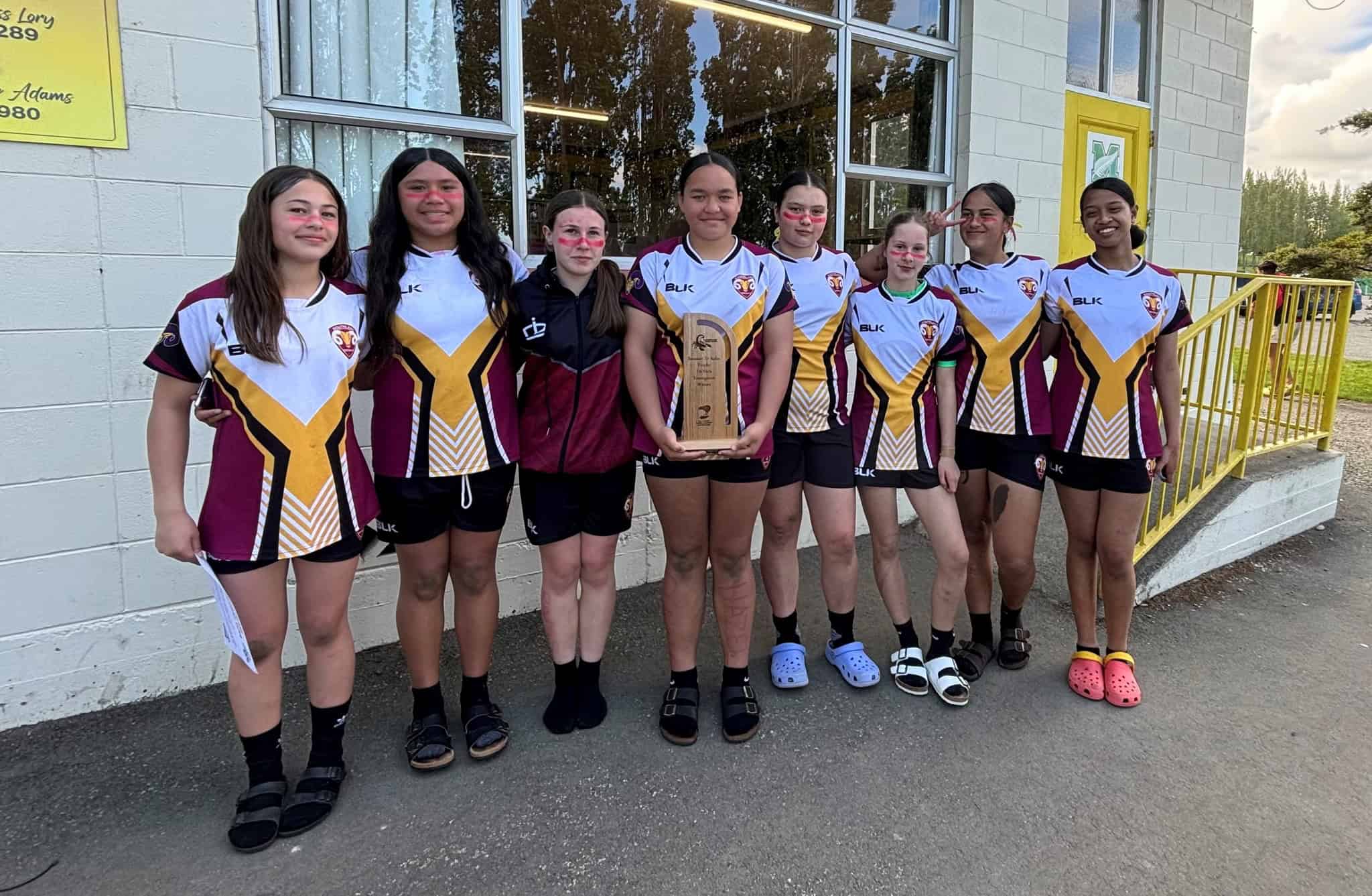 U14 Southland Rams Rugby League Team - Southland Girls' High School