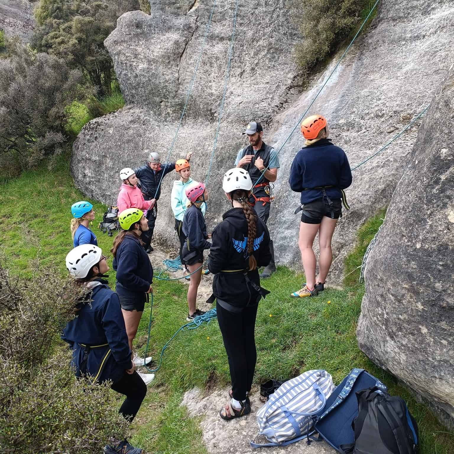Year 10 Rock Climbing Castle Downs - Southland Girls' High School